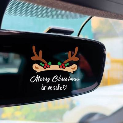圣诞节快乐DriveSafe汽车装饰贴