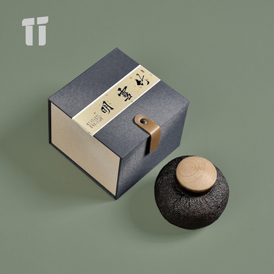 广西非遗名家王伯杨高品质柚子茶叶罐可携式储物茶罐柚子罐礼盒装