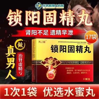 【风言康】锁阳固精丸6g*17袋/盒