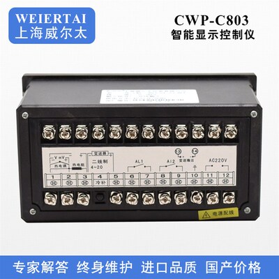 威尔太仪表CWP-C803压力液位温度继电器4~20mA输出单回路测控仪