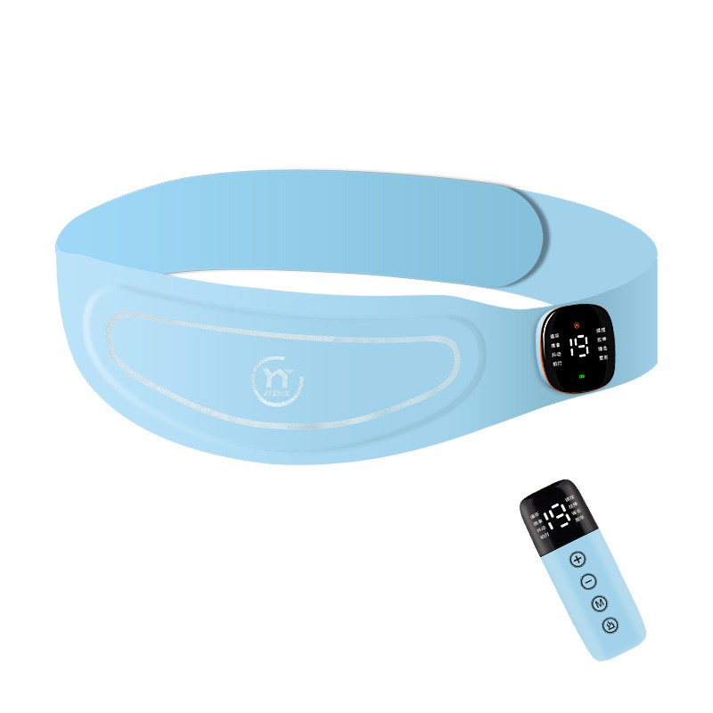 EMS腹部塑形按摩腰带 微电流便携艾草加热生理期T暖腰腹部脉冲仪