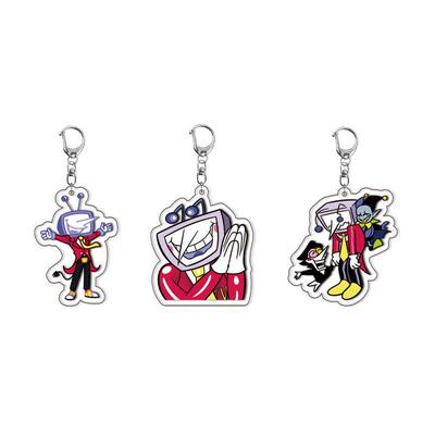 【【夹层】Deltarune周边卡通神人TV游戏人物亚克力双面钥匙扣 挂