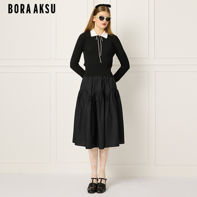 BORAAKSU法式手钩花边针织套头衫