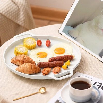 户外露营韩式麦饭石电磁炉卡式炉烤盘烤肉盘煎肉烧烤盘烧烤煎烤盘