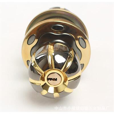 锌合金30-50mm门厚南瓜球5888室内卧室房门球形门锁木门球锁