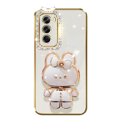 适用OPPOReno12手机壳支架镜子