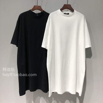 下衣失踪长款短袖T恤T裙子