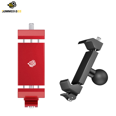 快拆卡扣通用铝合金夹手机支架