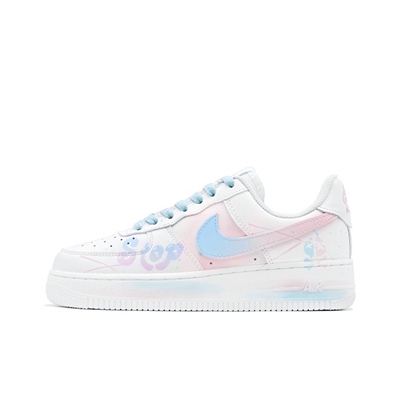 【定制球鞋】Nike Air Force 1 鸳鸯 樱桃甜筒 白  DH2920-111