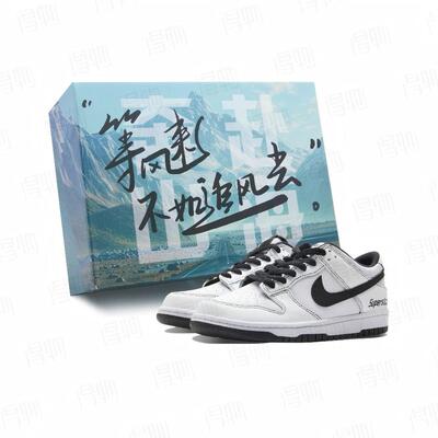 【定制球鞋】Nike Dunk线条熊猫 CW1590-100