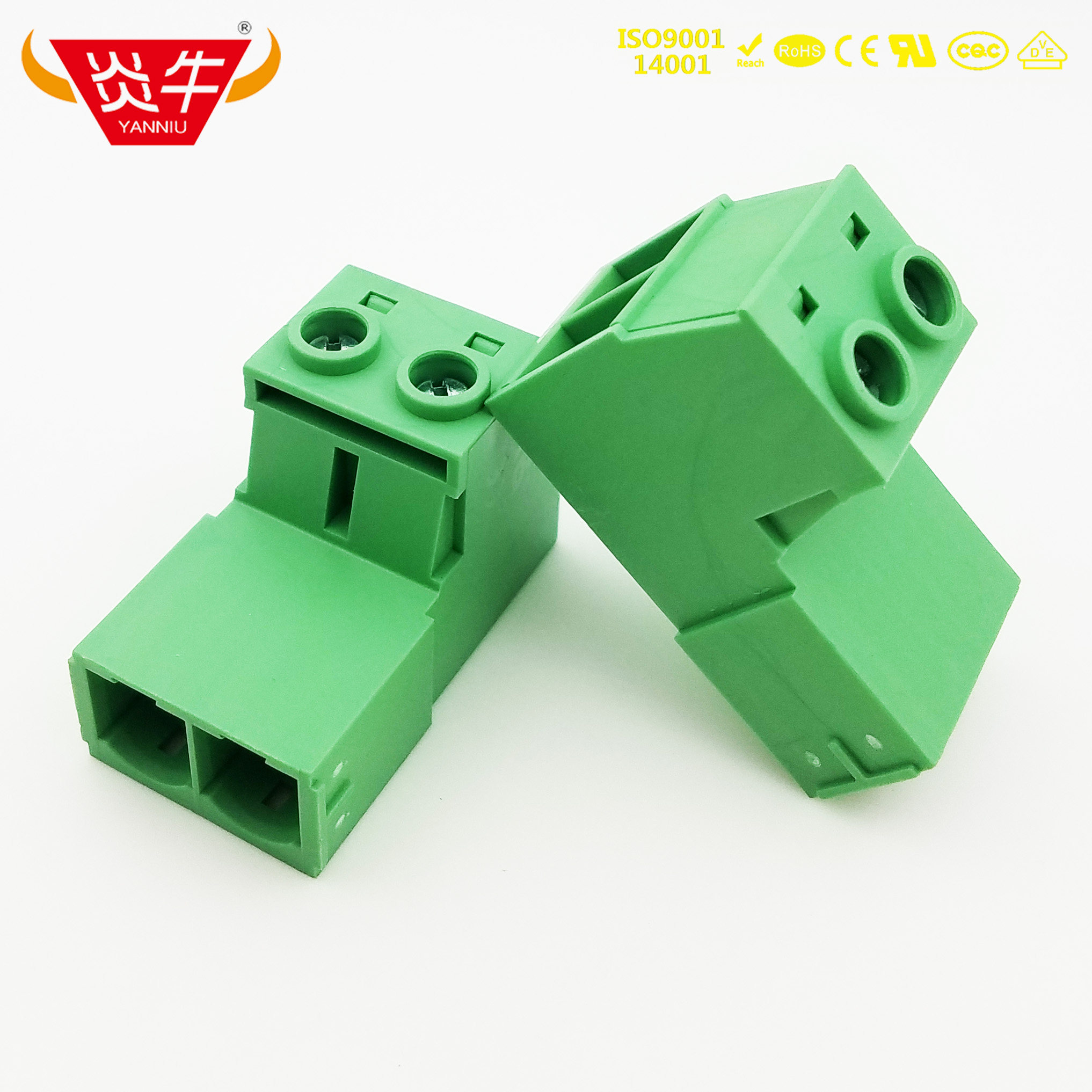 10.16mm插拔式PCB接线端子台KF2EDGRK/IPC16-ST凤凰接线排接线柱_虎窝淘