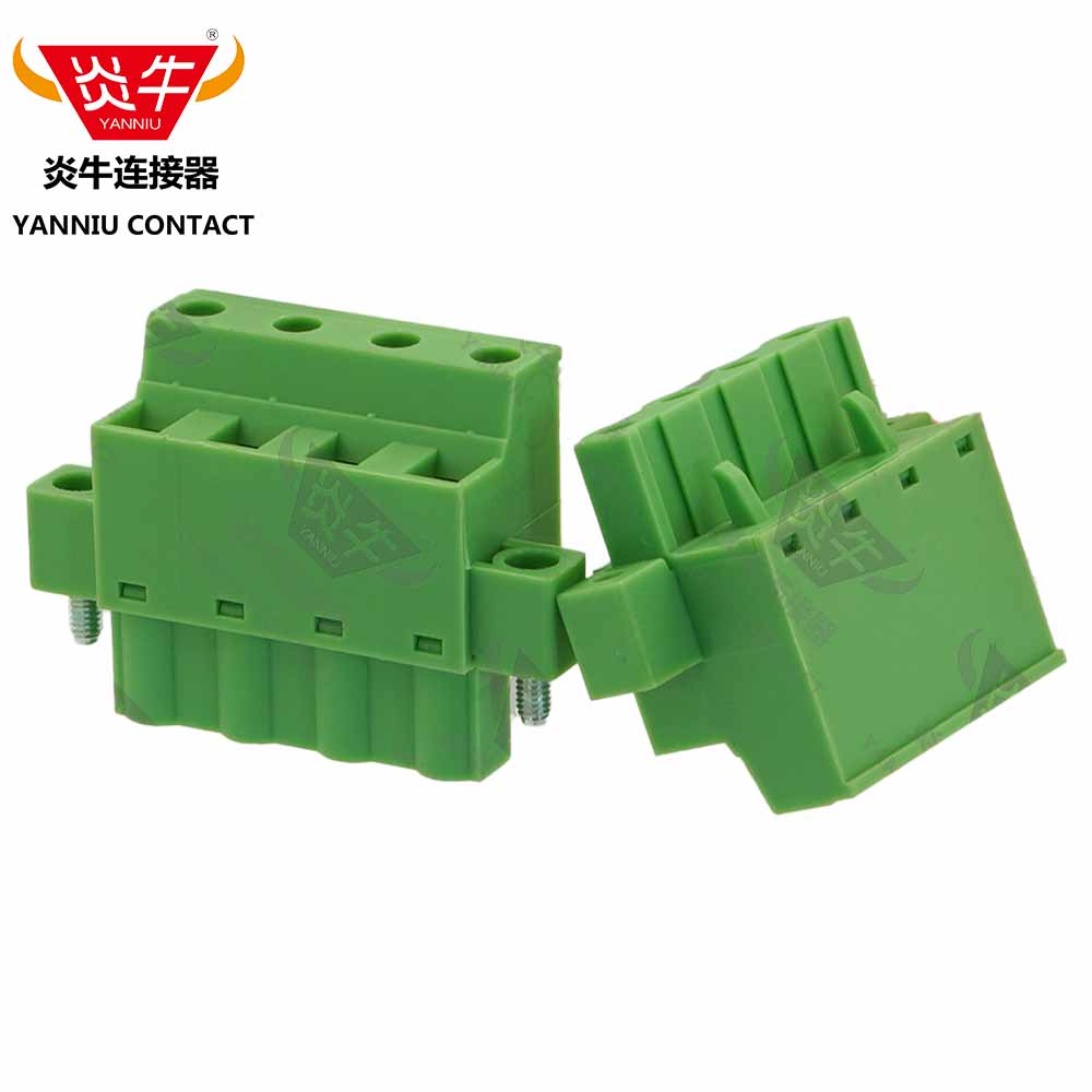 7.62mm插拔式PCB接线端子台KF2EDGKCM/FRONT-MSTB2.5-STF凤凰排柱