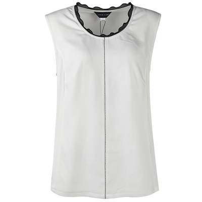 靓诺花边领工字型通勤吊带背心