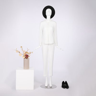 靓诺白色压褶T恤LT19304A