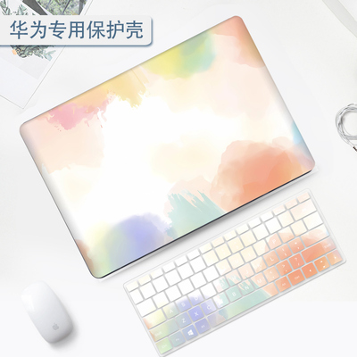 简约华为MatebookD14保护壳适用matebook14/13笔记本Xpro电脑16S外壳荣耀magicbook14磨砂D16防摔14S贴纸SE版