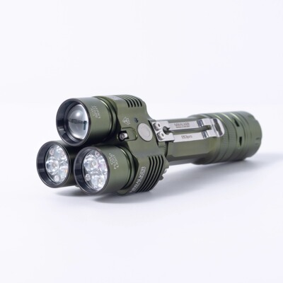 NIWALKER耐沃克ES3pro 2.0多光源强光远射激光可充电便携式手电筒