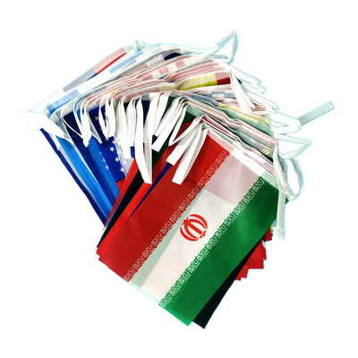 【支持定做】8号中国印度串旗手摇旗脸贴中印吊旗学校文化节教室装饰旗啤酒节全部印度彩旗各国小国旗挂旗