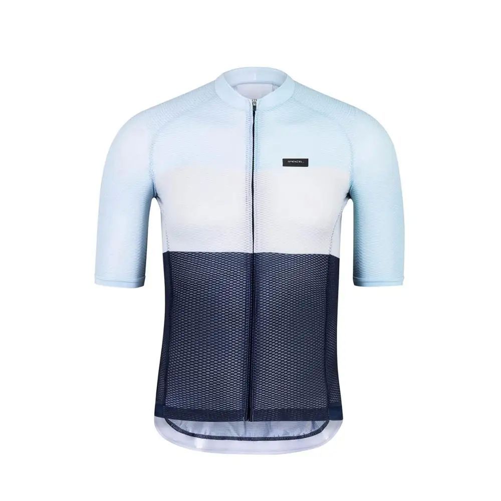 Spexcel-Maillot de ciclista ligero, jersey de manga corta pr