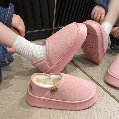 Shevalues Women Winter Snow Boots Warm Comfy Furry Lined Hou