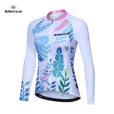 Camiseta de manga larga para mujer, ropa de ciclismo de carr