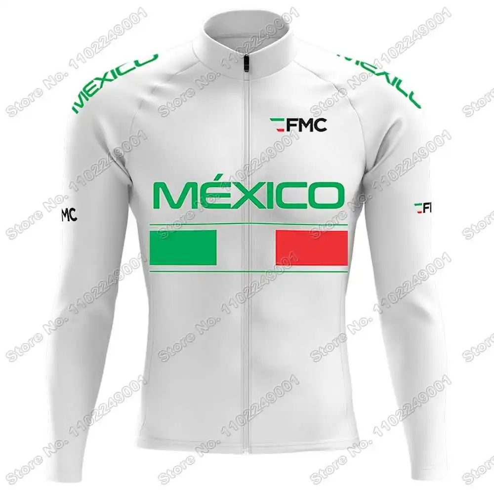 Maillot de ciclismo del campeón mundial de México para hom