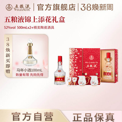 五粮液500mL双瓶礼盒装佳节礼赠