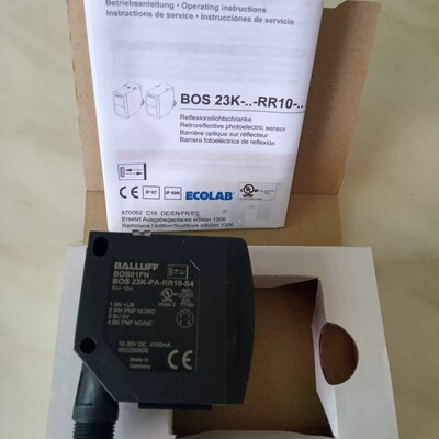 巴鲁夫BOS 23K-PA-RR10-S4感测器B0S R-1现货BOS01FN/R/M4
