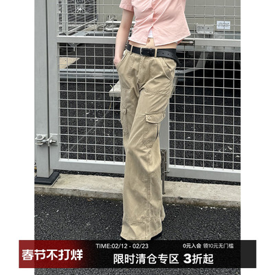 CountryMoment美式微喇工装裤