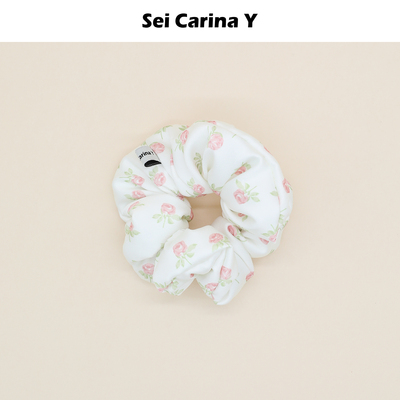SeiCarinaY玫瑰缎面发圈大肠圈