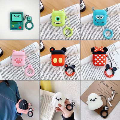 2023 New fundas For AirPods Pro Case Korean flower Cute Peach