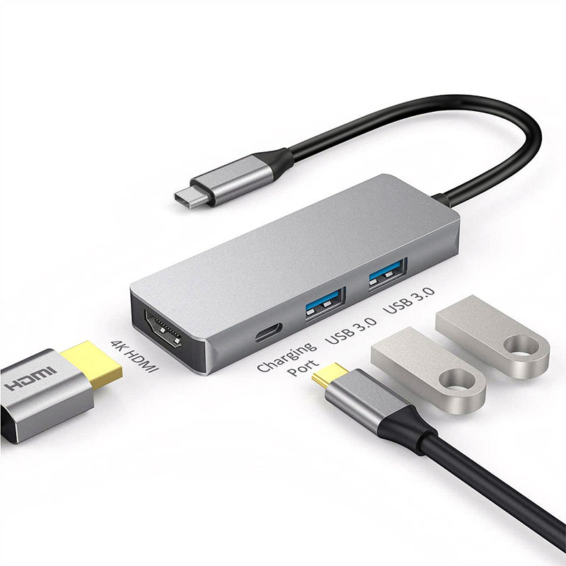 适用华为MatePad Pro13.2扩展坞平板电脑USB-C转接头华为matepadpro平板转换器HDMI高清投屏拓展器usb分线器