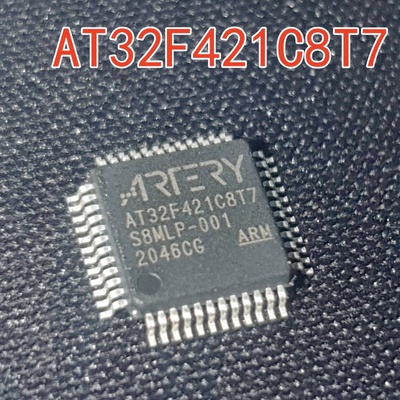 现货直发 雅特力AT32F421C8T7 封装LQFP-48原装现货 替代STM/GD