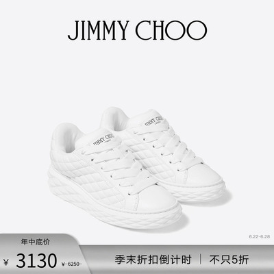 [经典首降]JIMMY CHOO/Diamond Maxi女士仿钻石皮革休闲鞋