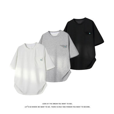 NO LOGO PLUS物空宋松0123start早起工作室宽松休闲简约短袖T恤