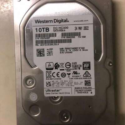 请议价-WD Ultrastar DC HC330 10TB企业级硬
