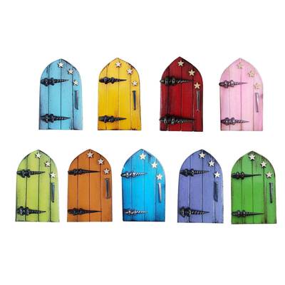 树脂树装饰物窗户Gnome家里窗户和门树院子艺术花园雕塑