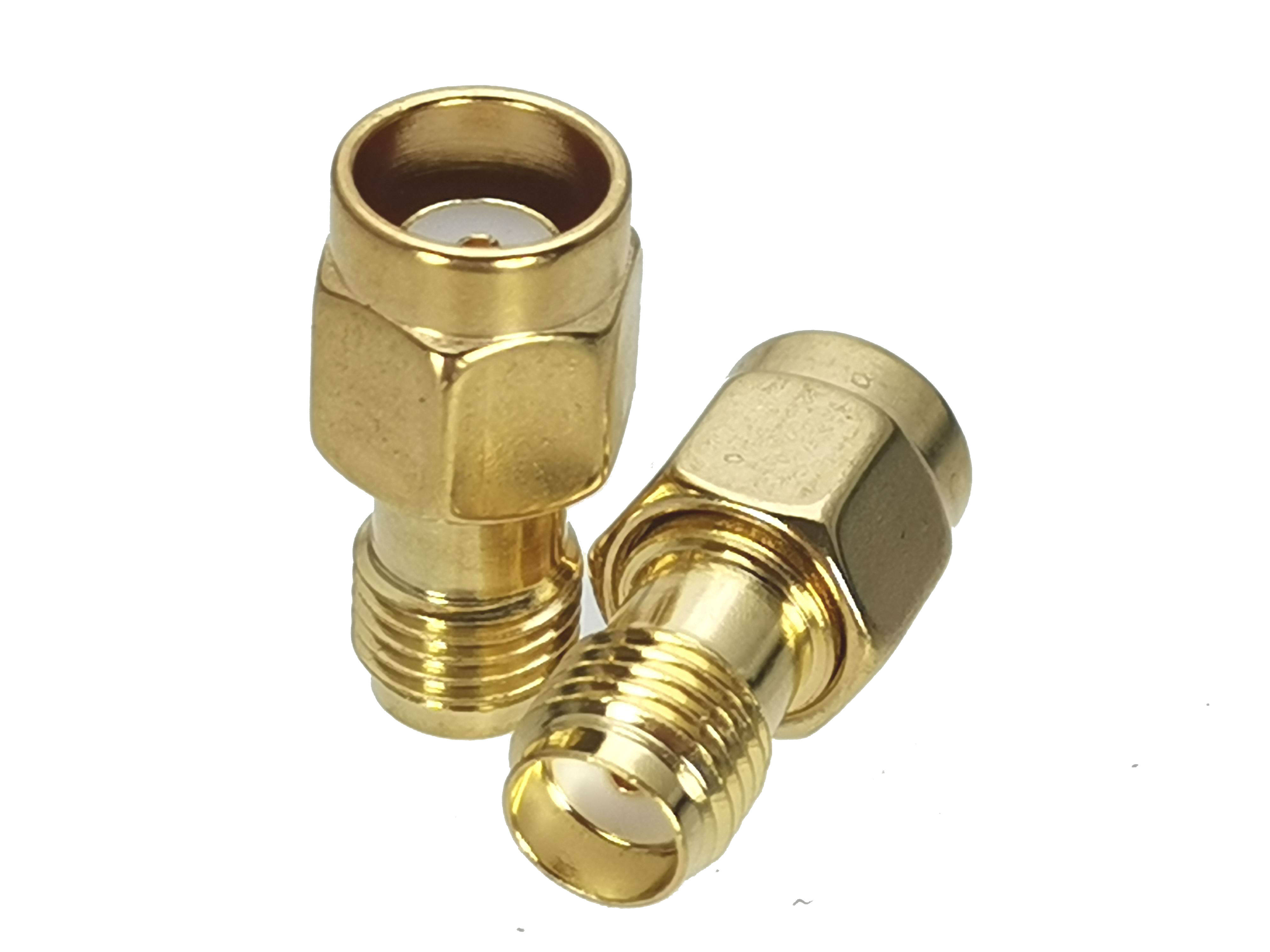 1Pcs Connector SMA Female Jack to RP-SMA Male Jack Slide-on_虎窝淘