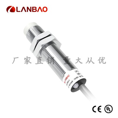 上海兰宝LR12XBN04DPO电感传感器PNP常开4mm 金属圆柱接近开关