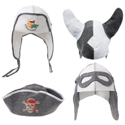 极速Wool Feelt Sauna Hat Anti Heat Russian Banya Cap For Bat