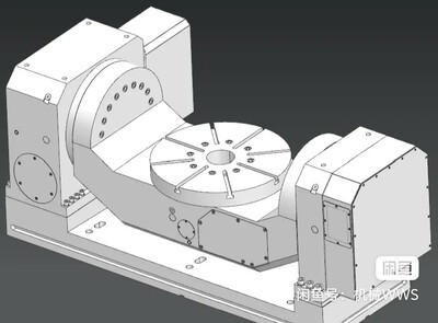十款常用多轴转台图档（STP+SW格式）