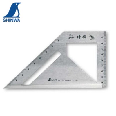 满100包邮日本亲和多功能45度90度木工角度尺62112 62113 62081
