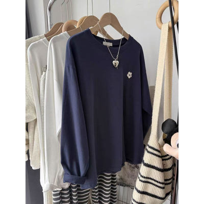 【优质面料】宽松大码长袖上衣女