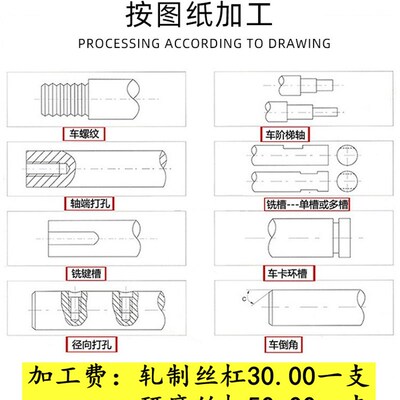 微型滚珠丝杠螺母SFK/SFKR00601 00801 00802 00802.5 电机小丝杆