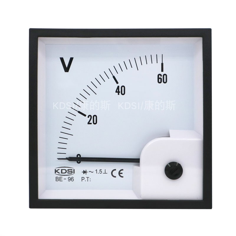 。指针式交流电压表BE-96 AC60V整流式轨道交通设备用表伏特表_虎窝淘