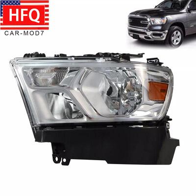 适用于2019-2023款道奇RAM公羊1500镀铬卤素大灯68316081AJ