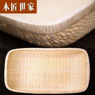 柳编笸箩藤编收纳筐簸箩馒头筐卤菜现捞箩筐簸箕柳条饼馍筐长方形