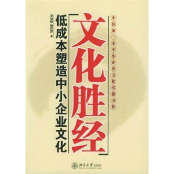 【正版书】 文化胜经:低成本塑造中小企业文化 金伯杨,杨震澎 著 北京大学出版社