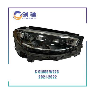 适用2021-2022奔驰S W223 S400 S450 S500 S600 LED大灯 美版