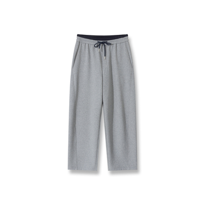 【二米专享】EQ弯刀裤-加绒加厚-抽绳卫裤男士休闲裤裤-K618