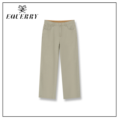 【小丸子姐姐】70%棉-EQ男装斜纹复古质感大直筒牛仔裤裤-K637